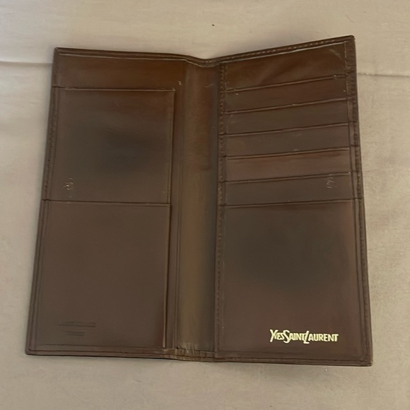 Yves Saint Laurent | Accessories | Vintage Ysl Long Card Holderwallet ...